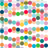 Polka Dot Wallpaper - Colorful Pop Art Party Theme for Kids Rooms ...